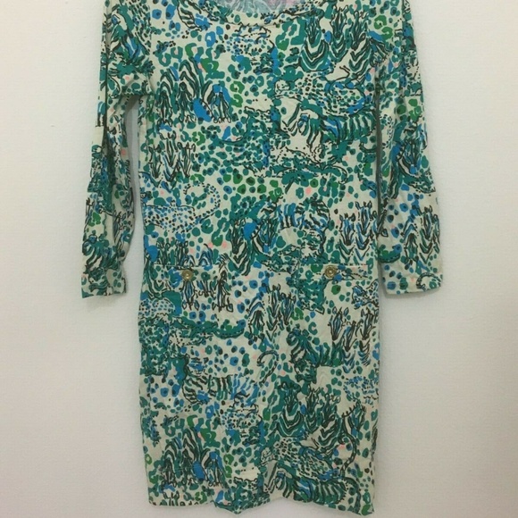 Lilly Pulitzer | Dresses | Lilly Pulitzer Corine Sea Oat Sheath Dress ...